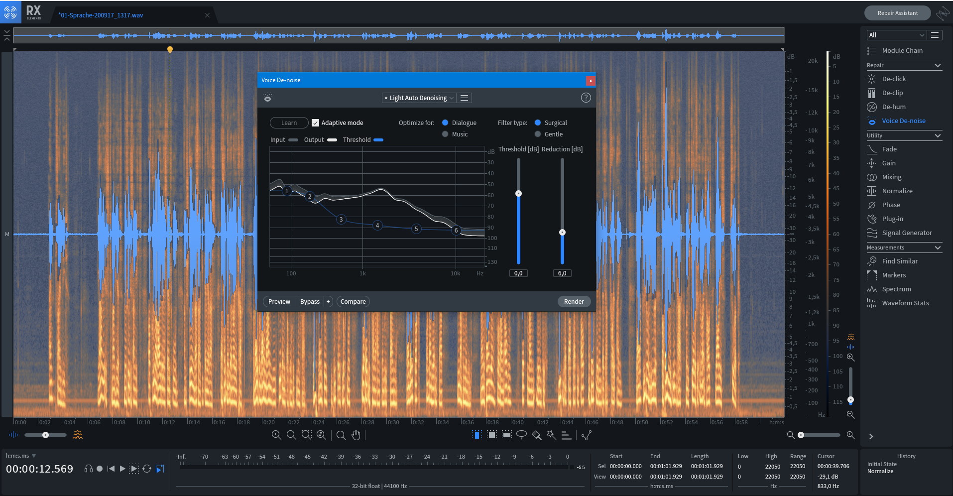 Audiorestauration – AKOUO